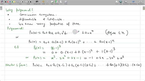 lecture 1 interpolation and approximations youtube
