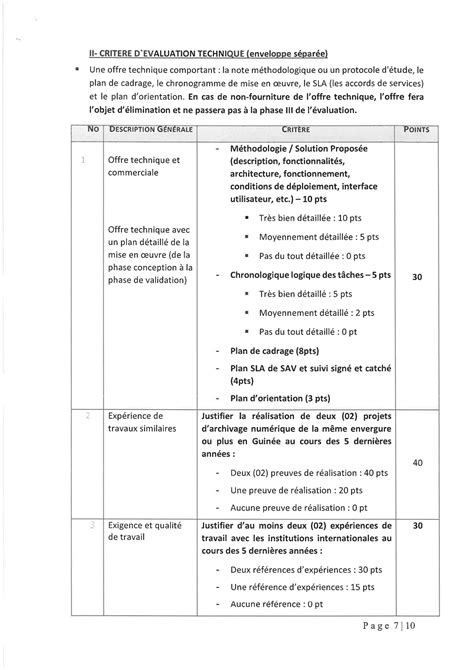 TDR DE MISE EN PLACE D UN SYSTEME D ARCHIVAGE NUMERIQUE DES DOCUMENT