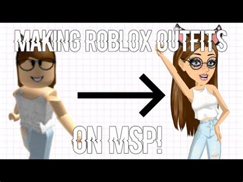 ROBLOX OUTFITS ON MSP YouTube
