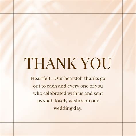 110 Wedding Thank You Messages Heartfelt Gratitude Love