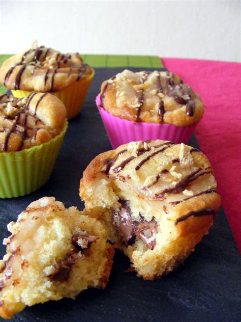 Rêve de gourmandises 2 Muffins poire amande chocolat façon tarte