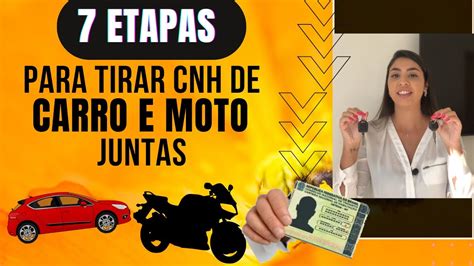 Etapas Para Tirar Habilita O De Carro E Moto Juntas Youtube