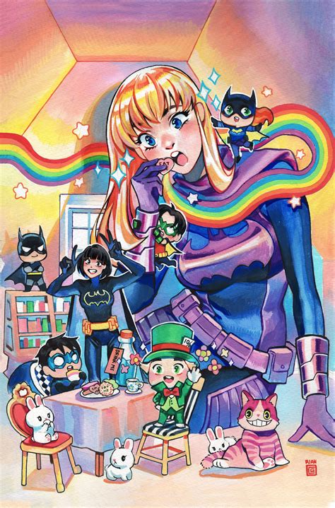 Batman Cheshire Cat Bruce Wayne Robin Dick Grayson And More Dc