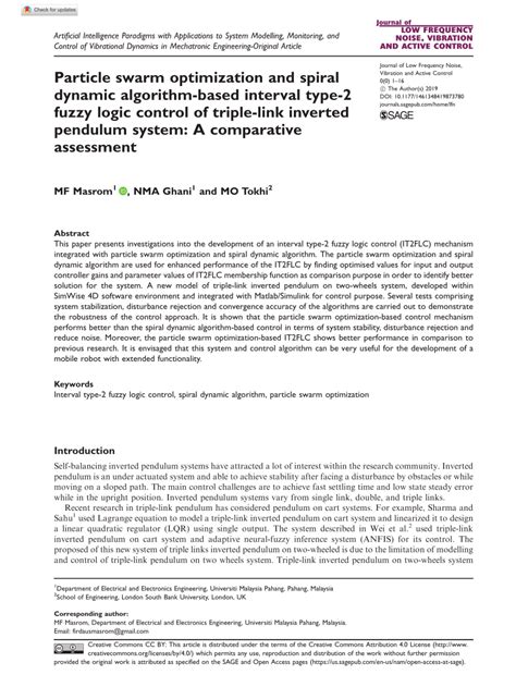 pdf particle swarm optimization and spiral dynamic algorithm based interval type 2 fuzzy logic