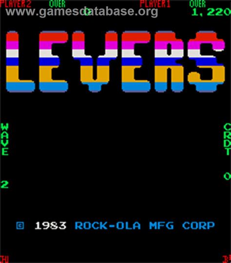 Levers Arcade Artwork Title Screen
