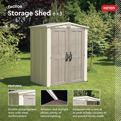 Keter Factor X Outdoor Storage Shed Kit Review Survivalnova