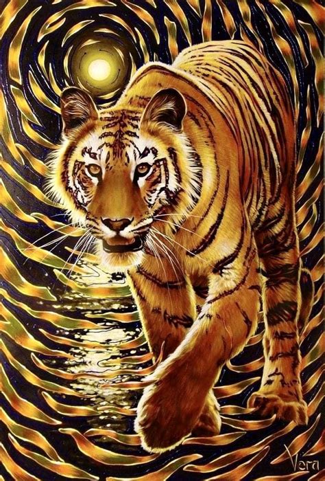 Pin by Eric amancio on Salvamentos rápidos Tiger painting Tiger wall