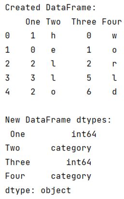 Convert Categorical Data In Pandas Dataframe