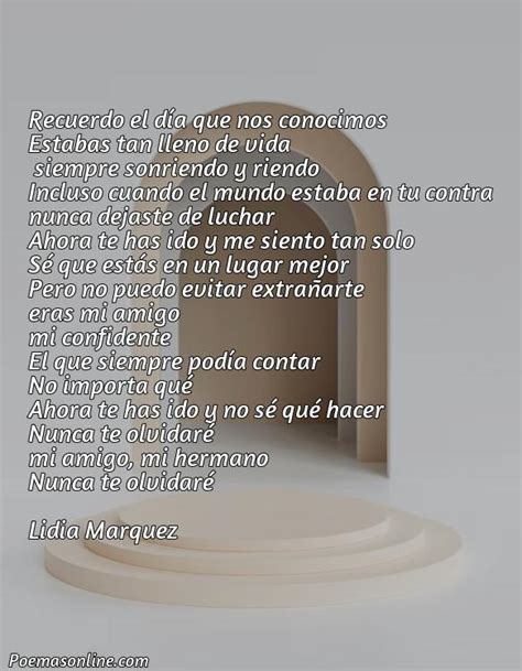 Cinco Poemas Para Recordar A Un Amigo Fallecido Poemas Online