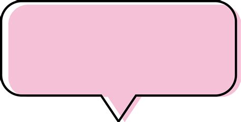 Pink Quotes Box Speech Bubble Text Box Decoration Png