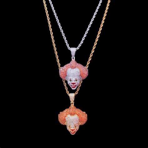 Collar Con Colgante De Cabeza De Payaso De Moda Para Hombre Meses