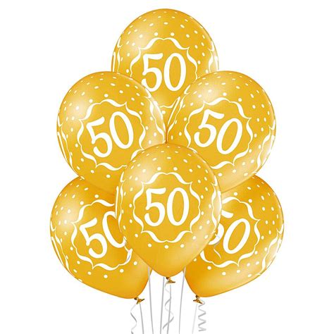 Ballon Jaar Goud Metallic Cm Stuks Feestartikelen Party Ava Be