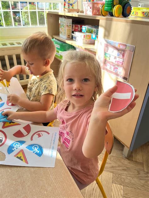 Znaki Drogowe Wycinanka Przedszkole Miejskie Nr 107