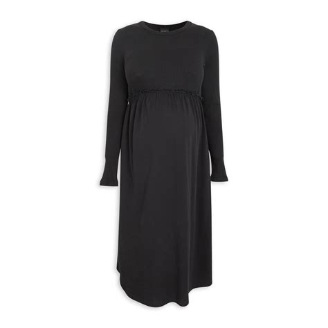 Black A Line Combo Maternity Dress Truworths