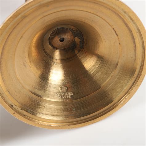 Bilder F R Ljusstakar Par M Ssing Scandia Malm Auctionet