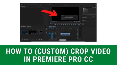 How To Custom Crop Video In Premiere Pro CC YouTube
