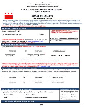 Rn Endorsement Fill Online Printable Fillable Blank PdfFiller