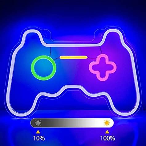 Idée cadeau déco gamer le néon manette pour une surprise brillante