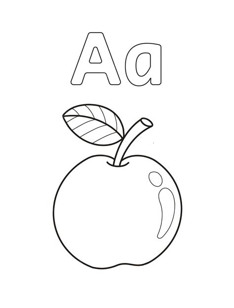 Árbol de Manzana para colorear imprimir e dibujar ColoringOnly