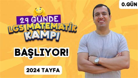 29 Günde LGS Matematik Kampı Başlıyor 2024 Tayfa YouTube