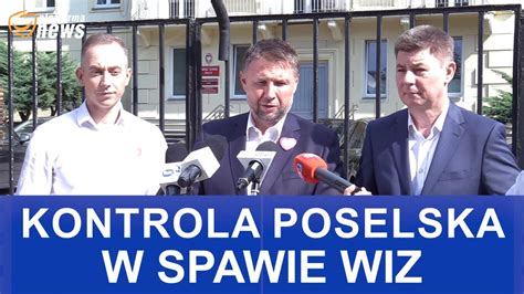 Kontrola poselska w Komendzie Głównej Policji w sprawie wiz