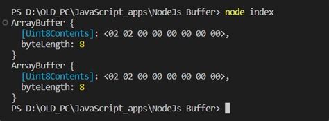 nodejs buffer vs javascript arraybuffer codeforgeek