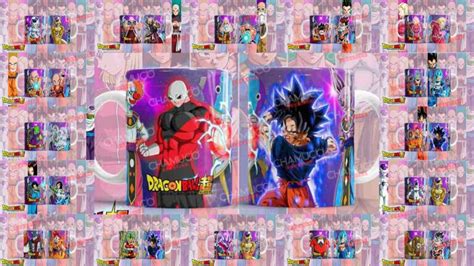 18 Plantillas Editables De Dragon Ball Super Para Sublimar En Taza