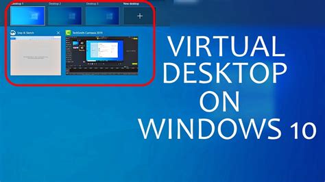 How To Use Multiple Desktop On Windows Youtube