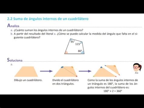 2 2 Suma de ángulos internos de un cuadrilátero YouTube