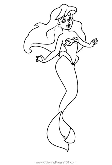 Ariel Para Colorir Ideias Lindas Para Imprimir