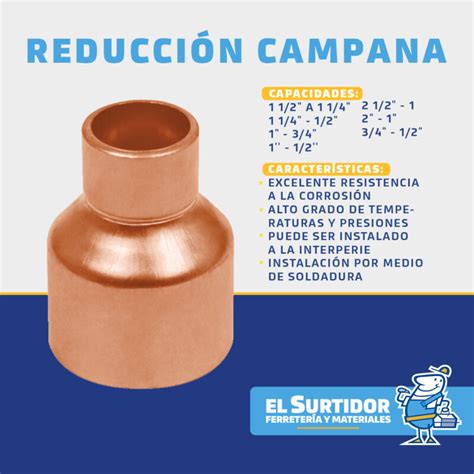Reducción Campana El Surtidor Ferretería y Materiales
