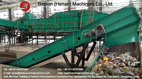 Automatic Waste Segregation Machine Separating Waste By Automated