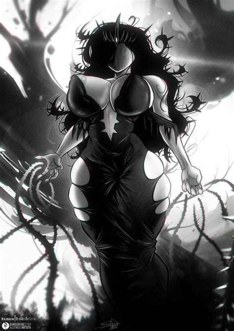 Rule 34 1girls Anafabula Black And White Black Crown Black Dress Bluewolfartista Clothed Crown