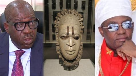 War Over Artefacts Governor Obaseki To Meet With Oba Of Benin
