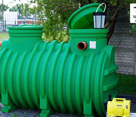 Zbiornik płaski na deszczówkę GreenTank 9000L Podziemne zbiorniki na
