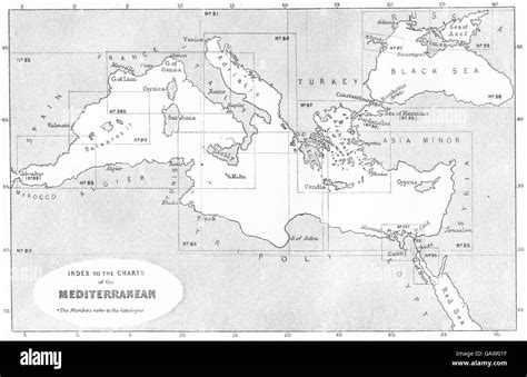 Mapa Del Mar Mediterraneo Oriental