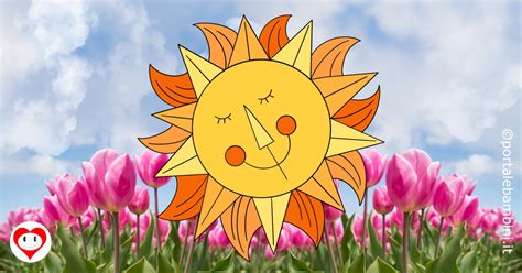 Sole Da Colorare Stampa Gratis Portalebambini It