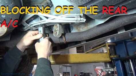 Installing Rear A C Block Off Youtube