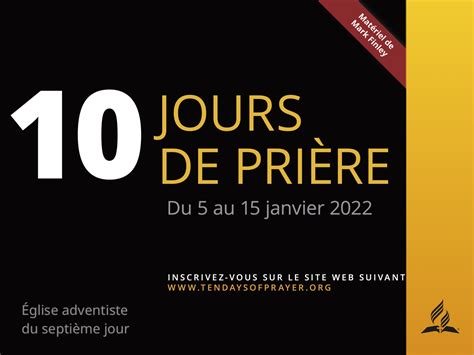 10 Jours de Prière Adventistes geneve ch
