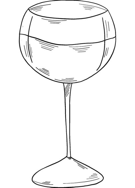 Desenhos De Copo De Vinho Para Colorir E Imprimir ColorirOnline