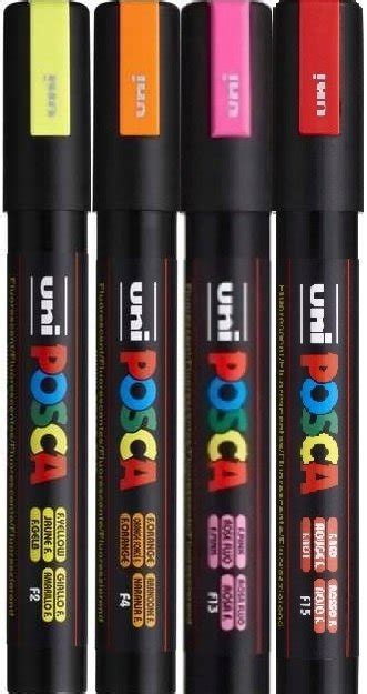 Zestaw markerów UNI POSCA PC 5M 4k Fluo Inna marka Sklep EMPIK
