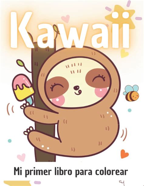 Buy Mi Primer Libro Para Colorear 60 Lindos Personajes Kawaii Comida