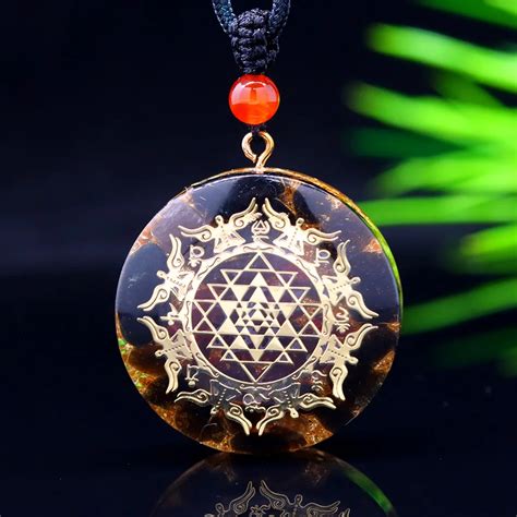 Chakra Orgonite Colar Pingente J Ias Medita O Geometria Sagrada