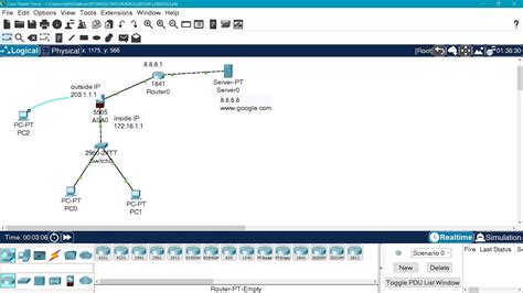 Setting Up Firewall Information Security Cisco Packet Tracer Youtube