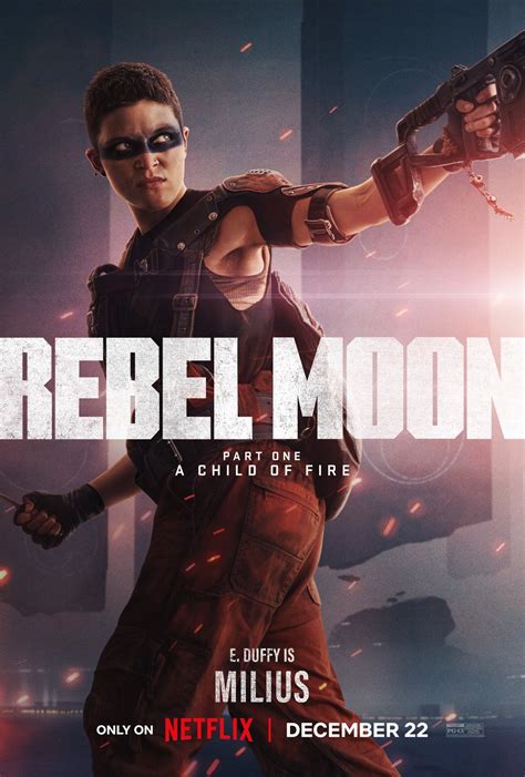Affiche Du Film Rebel Moon Partie Enfant Du Feu Photo Sur