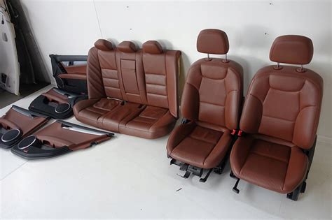 Mercedes w204 fotele tapicerka fotel boczki skóra 11402311494