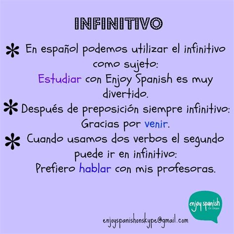 Cuando Usar Los Verbos En Infinitivo En Ingles Printable Templates Free