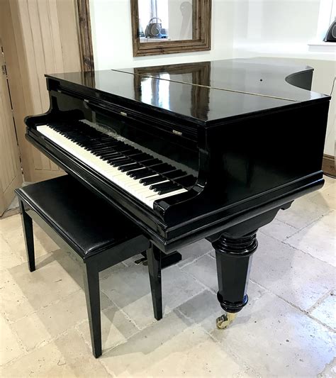Restored Rud Ibach Boudoir Grand Piano