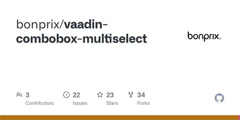 GitHub Bonprix Vaadin Combobox Multiselect
