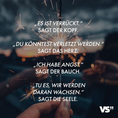 Es ist verrückt sagt der Kopf Du könntest verletzt werden sagt das